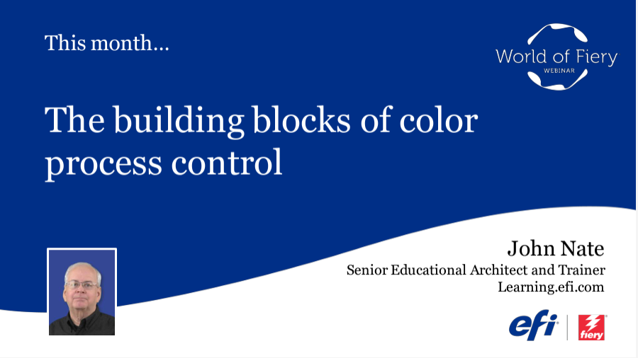 The building blocks of color process control - Fiery